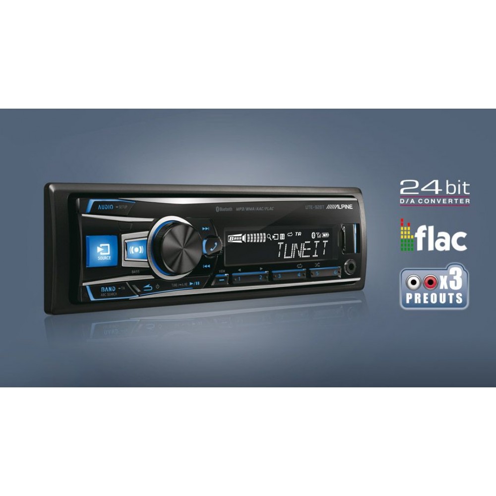 Oto Muzik Sepeti - ALPİNE UTE-92BT BLUETOOTH OTO TEYP - Fiyatı ve ...